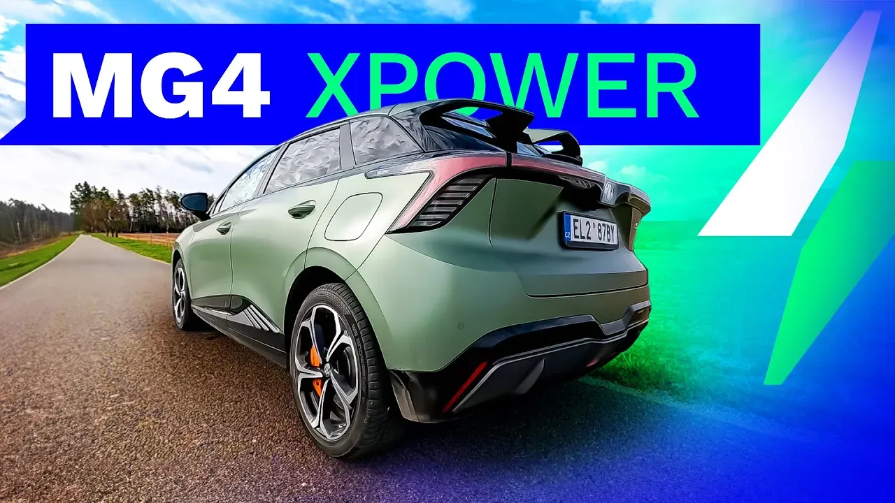 MG4 XPower - elektrický hot hatch na zvedáku a v týdenním testu | Stream