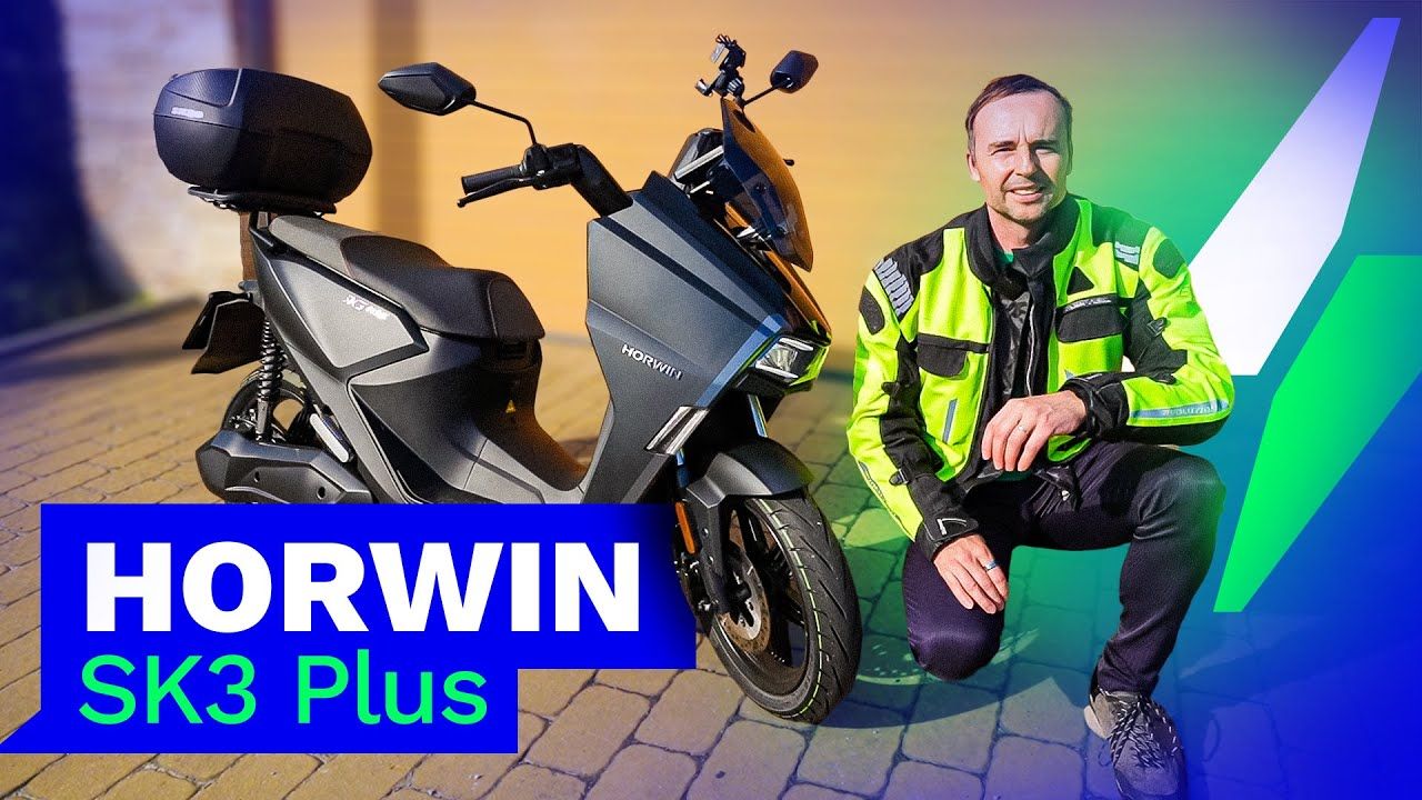Horwin SK3 Plus: Test městského agilního elektrického skútru | Stream
